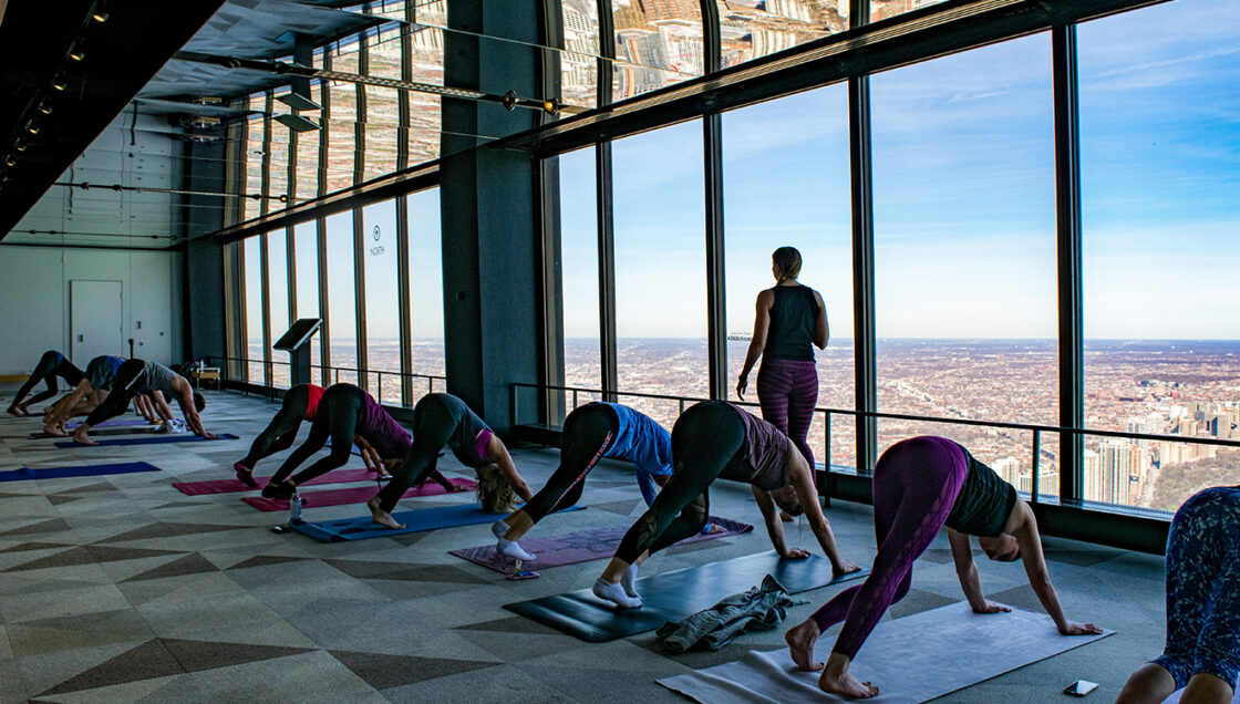 360 Sky Yoga at 360 CHICAGO Observation Deck
