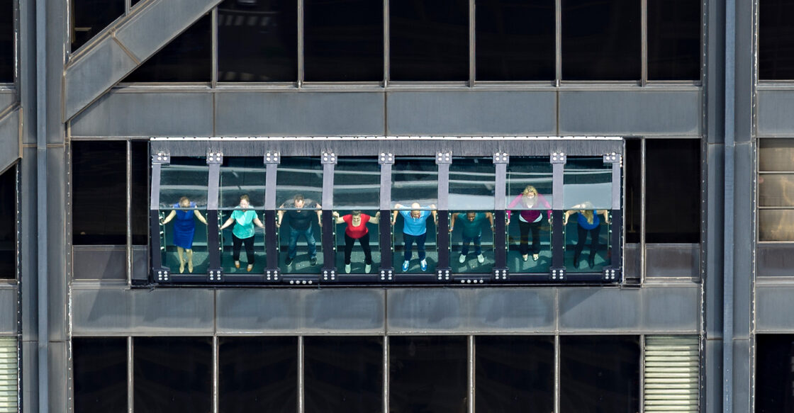 TILT: Chicago's Highest Thrill Ride, Tilting Ledge | 360 CHICAGO