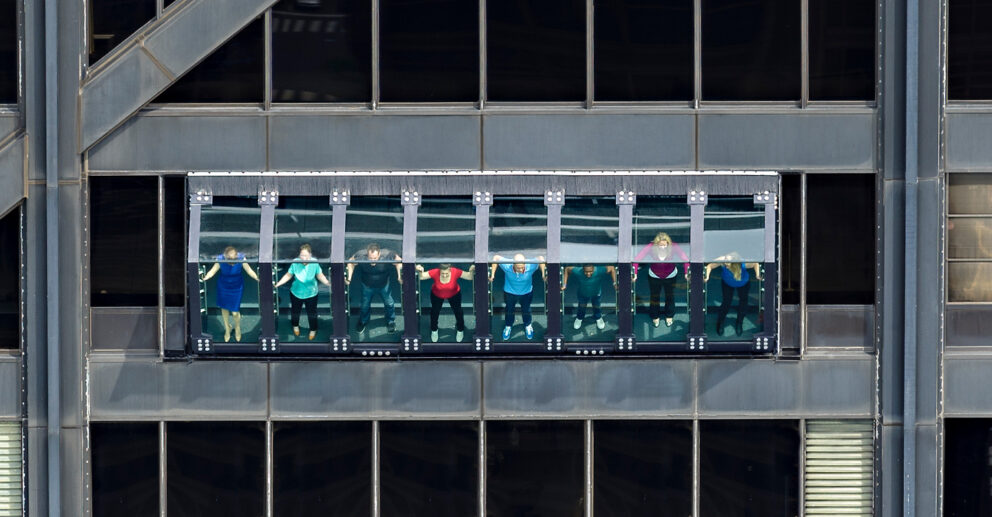 TILT: Chicago's Highest Thrill Ride, Tilting Ledge | 360 CHICAGO